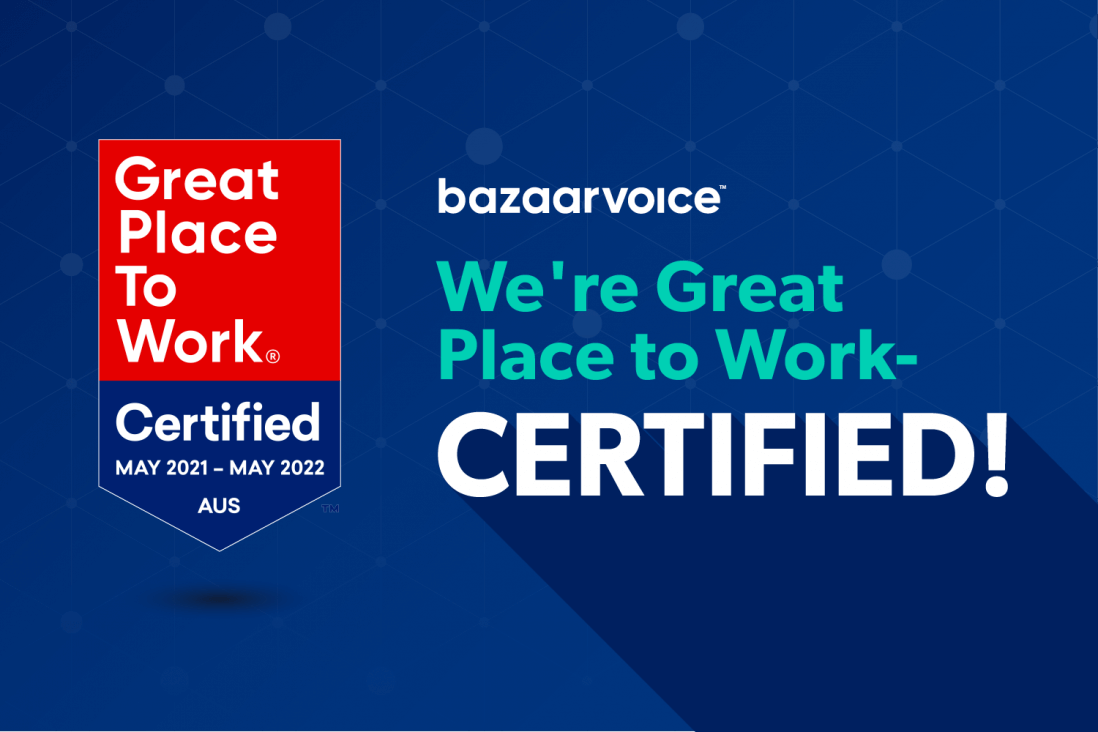 Bazaarvoice is officially a Great Place to Work in Australia!