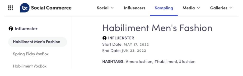 New Feature – Sampling + Social Commerce: Influenster Integration ...
