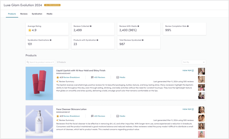 What's New – Bazaarvoice Sampling | Bazaarvoice