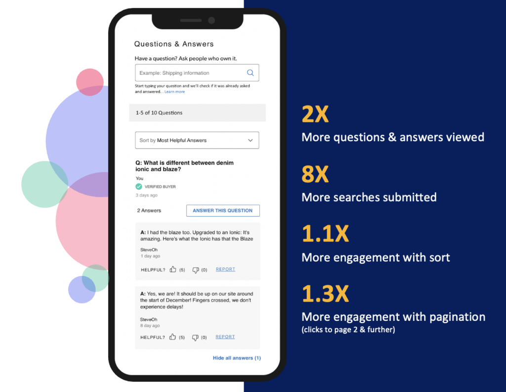 New Enhancement – Updated Q&A display | Bazaarvoice