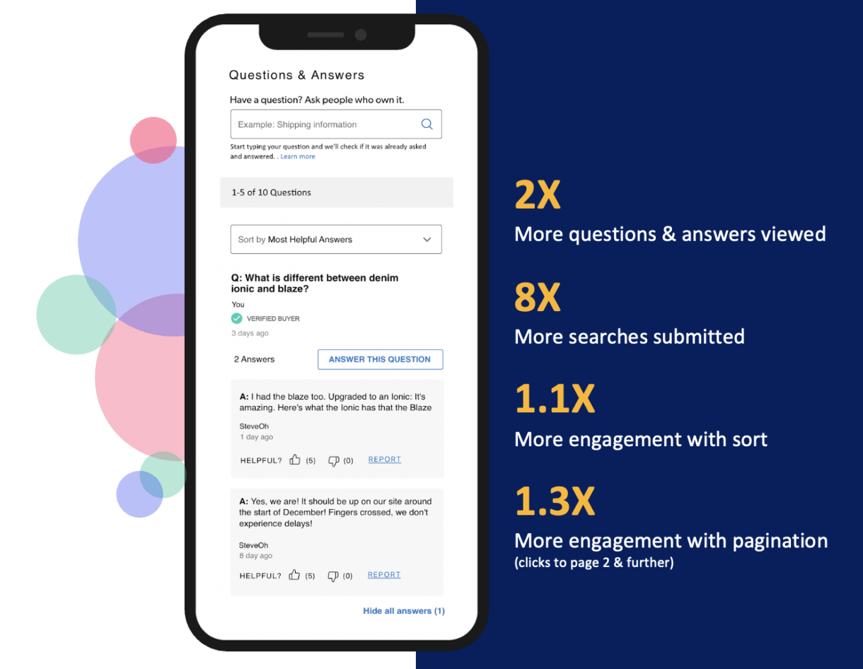 New Enhancement – Updated Q&A display | Bazaarvoice